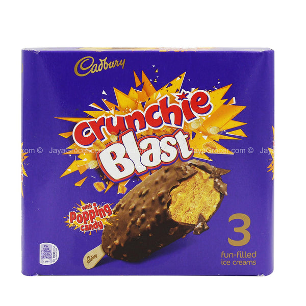 Cadbury Crunchie Blast Ice Cream 3 x 100ml – fairwayspremier
