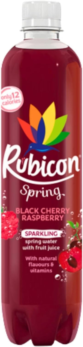 Rubicon Spring Black Cherry Raspberry Flavoured Sparkling Spring Water ...