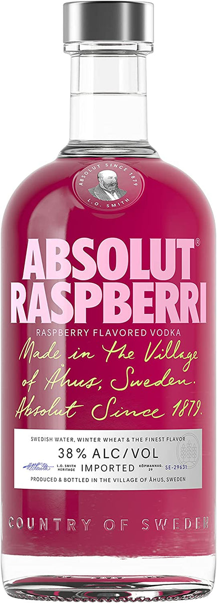 Absolut Raspberri Flavoured Vodka 70cl – fairwayspremier