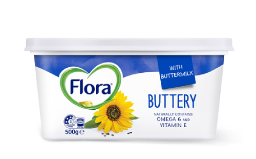 Flora Buttery 500g – fairwayspremier